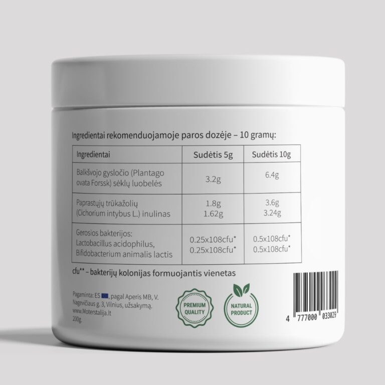 Provitamins Slimtalia Skaidulų Kompleksas 200 g. (Obuolių skonio ...