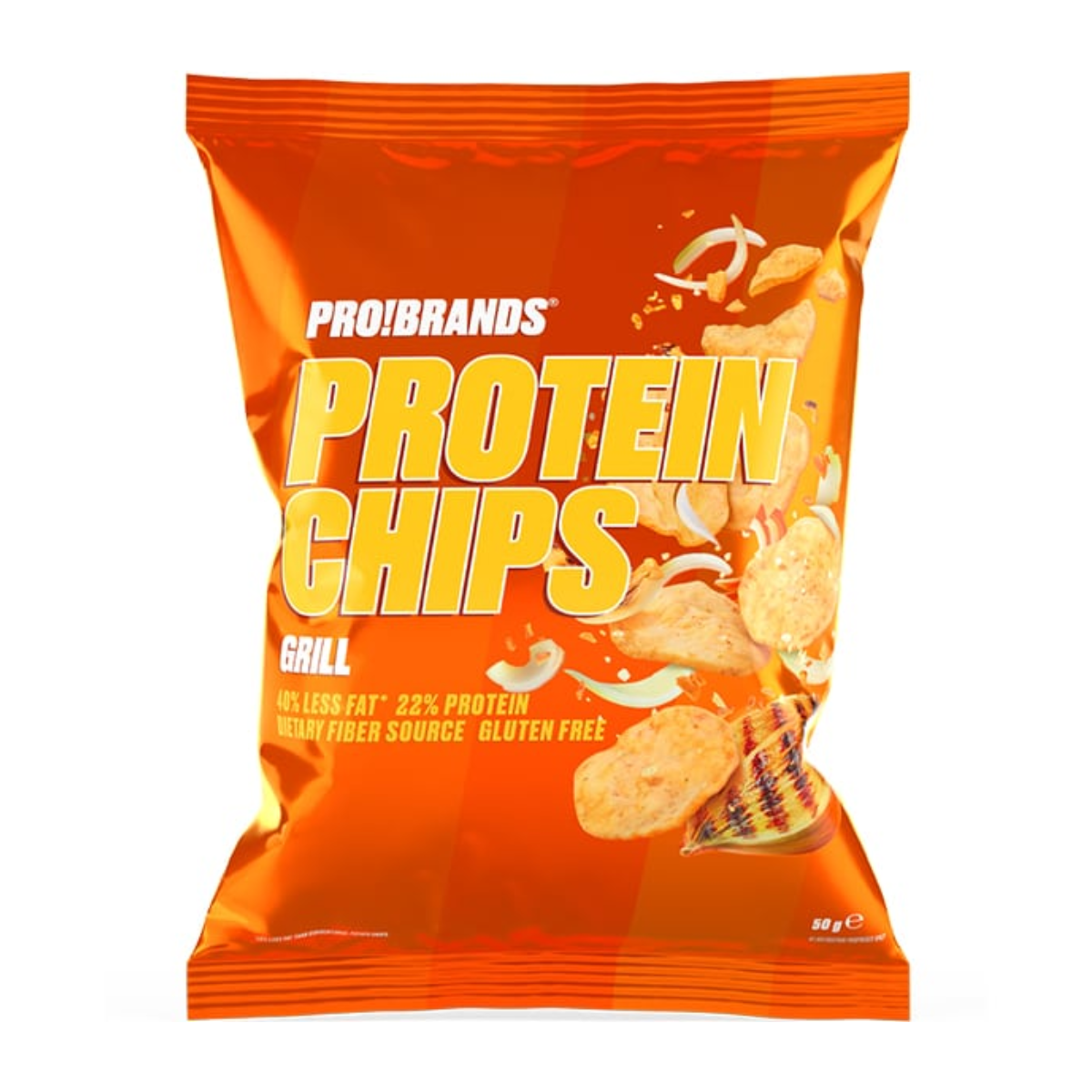 Pro! Brands Protein Chips – baltyminiai traškučiai (50 g) - Moterstalija.lt